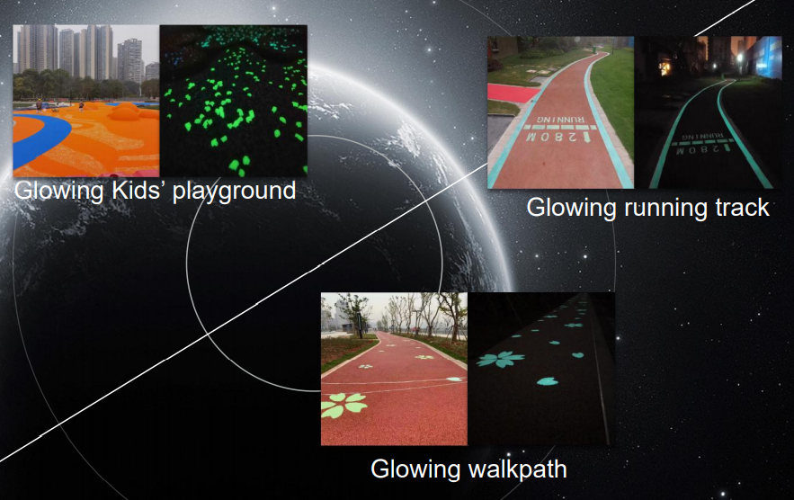 I am learning about glowing EPDM granules – Rubberman Blog
